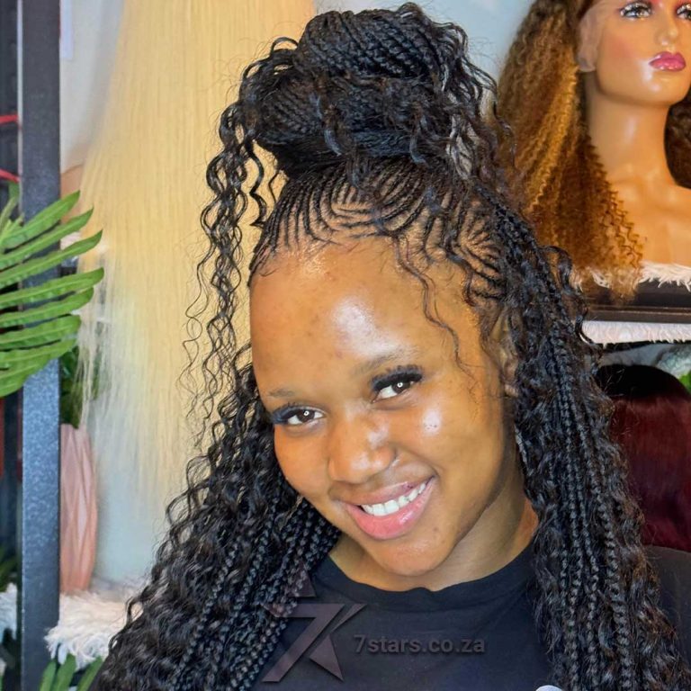 French curls (Long) braids – Salon & Spa